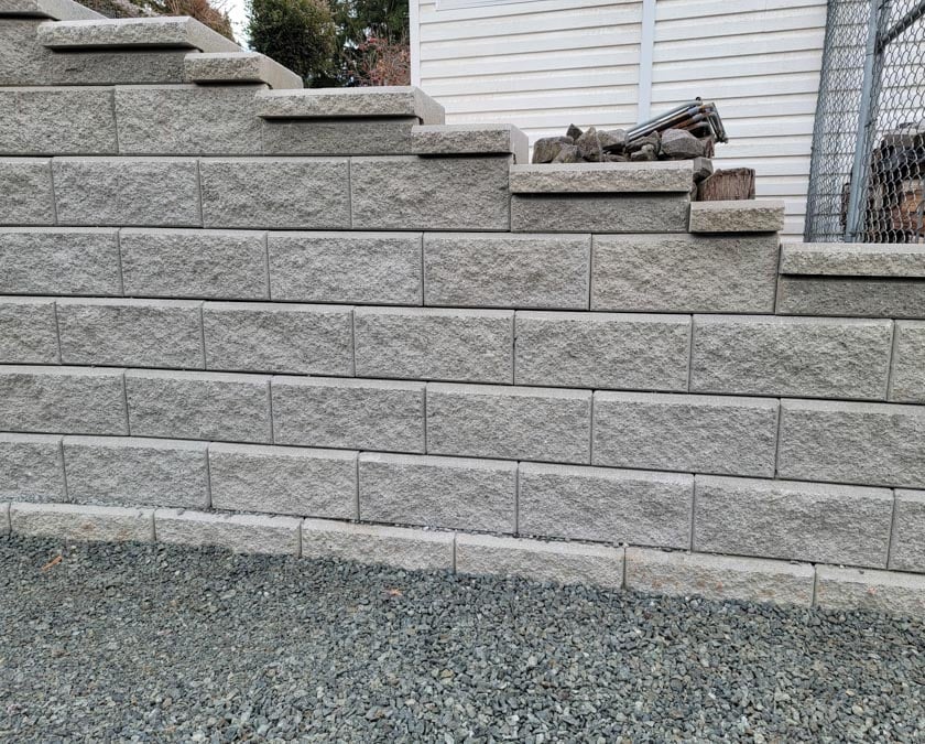 Allan Block Retaining Wall Cuts