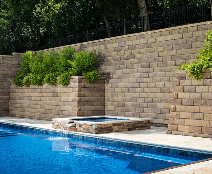 Allan Block Concrete Retaining Wall Block Options