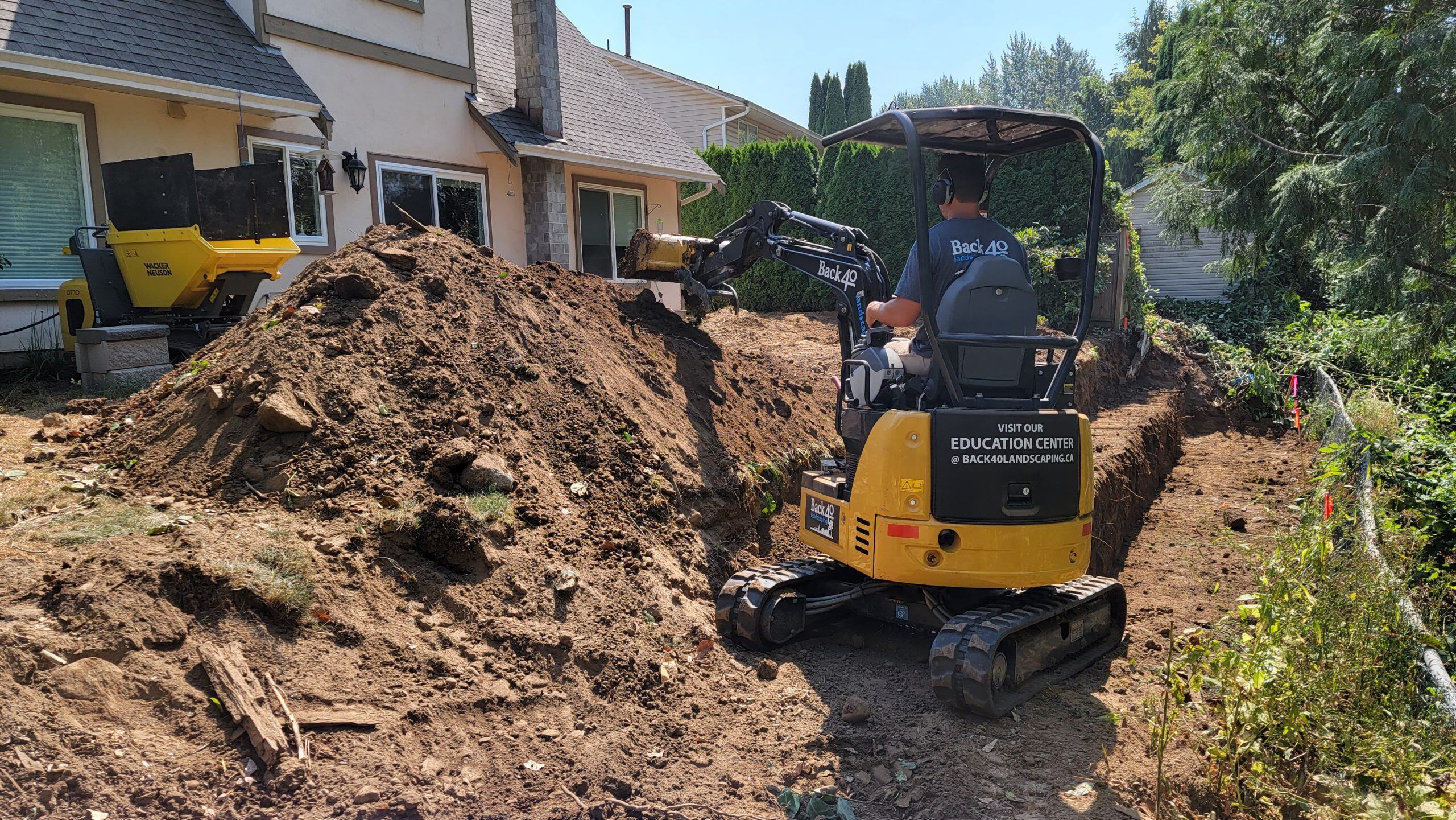 What Are the Excavation Capabilities Of Back 40 Landscaping?