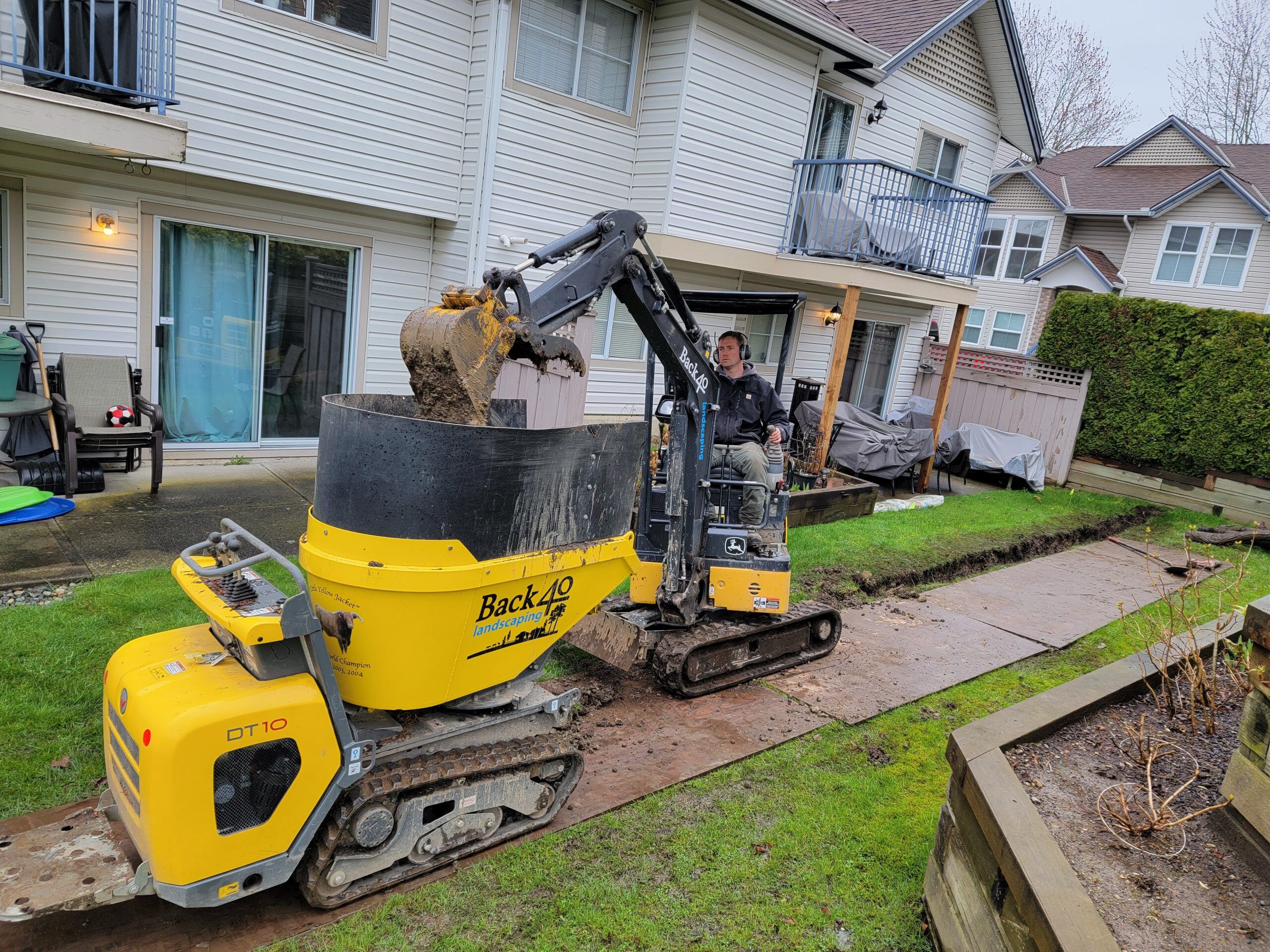What Types of Mini Excavation Projects Does Back 40 Landscaping Do?