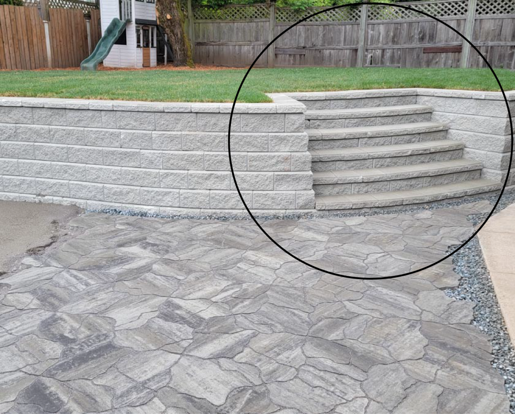 Allan Block Retaining Wall Cuts