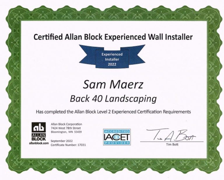 Retaining Wall Tips From An Allan Block Certified Installer